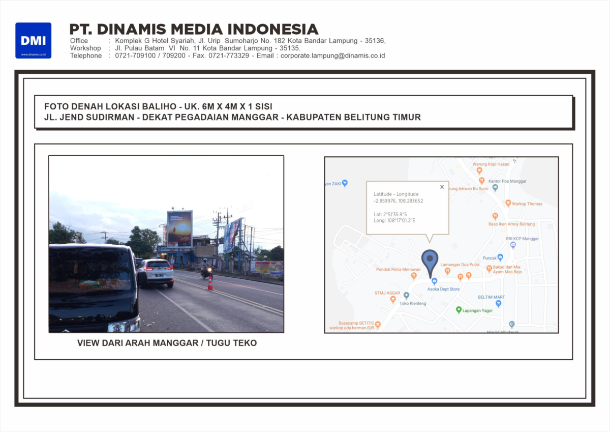BALIHO Jl.Jend Sudirman Dekat Pegadaian Manggar Kec. Manggar ... BALIHO Jl.Jend Sudirman Dekat Pegadaian Manggar Kec. Manggar ...