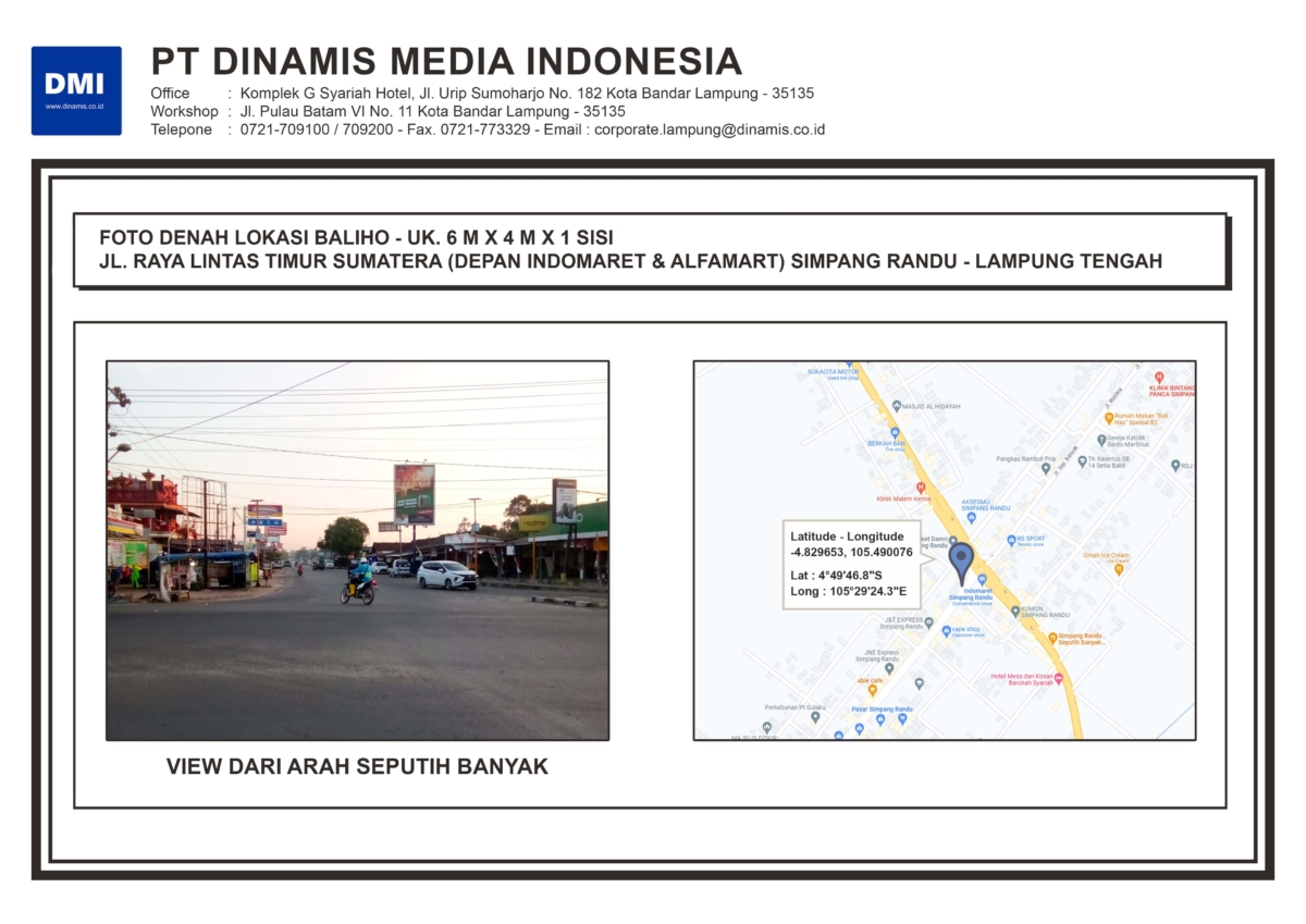 BALIHO Jl. Raya Lintas Timur Sumatera (Depan Indomaret & Alfamart ...